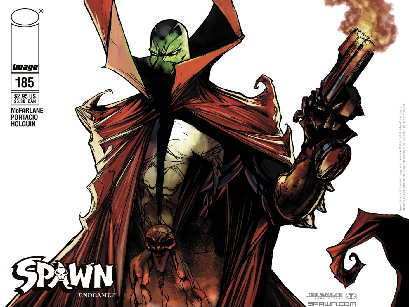 壁纸1400x1050麦克法兰的黑暗漫画 Spawn再生侠壁纸 Spawn 185 McFarlane Cover Wallpaper 麦克 ...