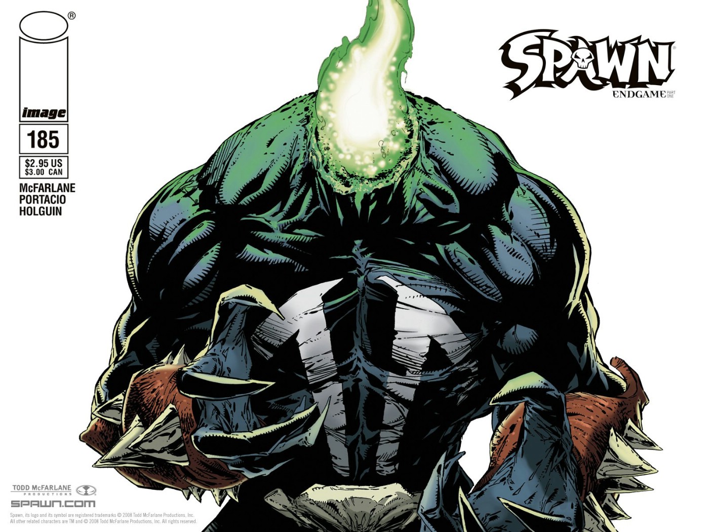 壁纸1400x1050麦克法兰的黑暗漫画 Spawn再生侠壁纸 Spawn 185 Capullo Cover Wallpaper 麦克法兰 ...